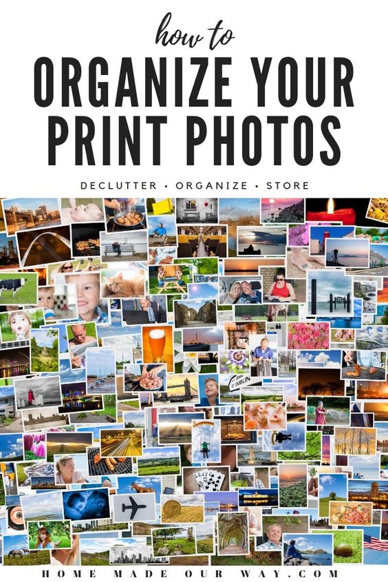 Declutter, Organize, and Store Your Print Photos tutorial from Home ...