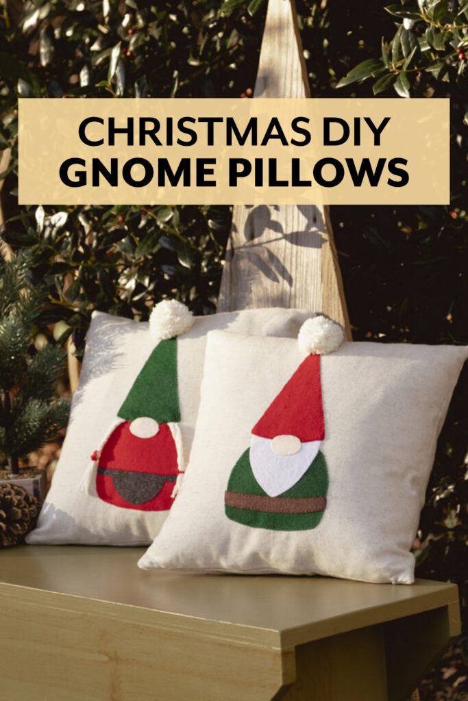 Gnome Applique Pillow tutorial from Kippi At Home - J. Conlon and Sons