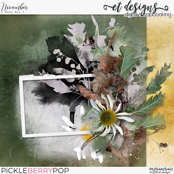 November mini kit freebie from Et Designs - J. Conlon and Sons