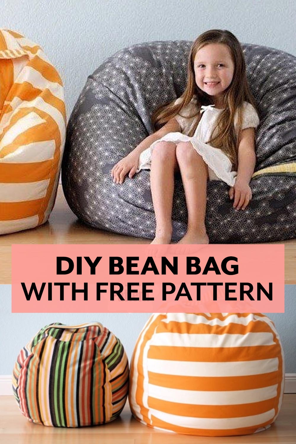 Bean Bag Chair With Free Pattern Tutorial From Fab Art Diy J Conlon