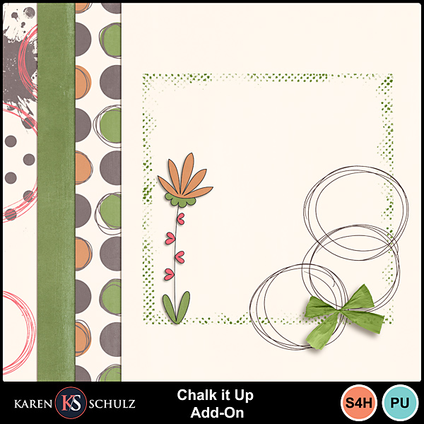 Chalk It Up mini kit freebie from Karen Schulz - J. Conlon and Sons