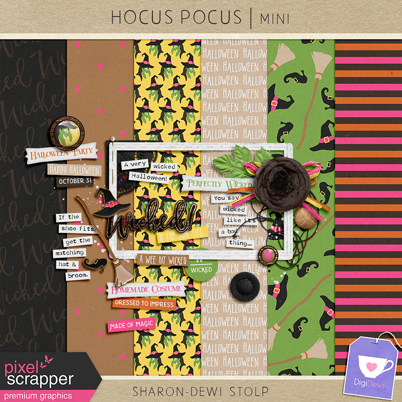 Hocus Pocus mini kit freebie from Digi Dewi - J. Conlon and Sons