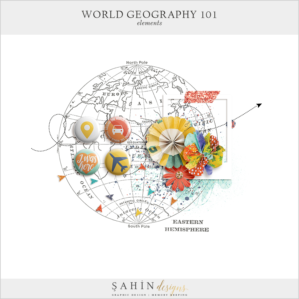 World Geography 101 elements freebie from Sahin Designs - J. Conlon and ...