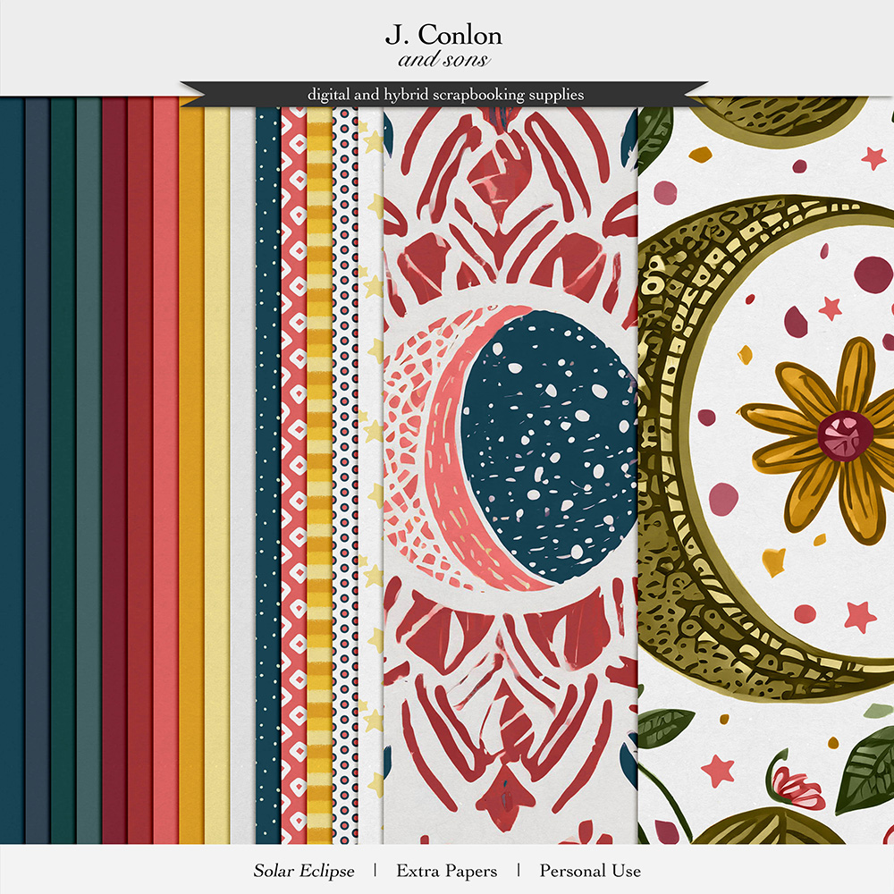 Solar Eclipse: Scrapbook Layout Prompts - J. Conlon and Sons