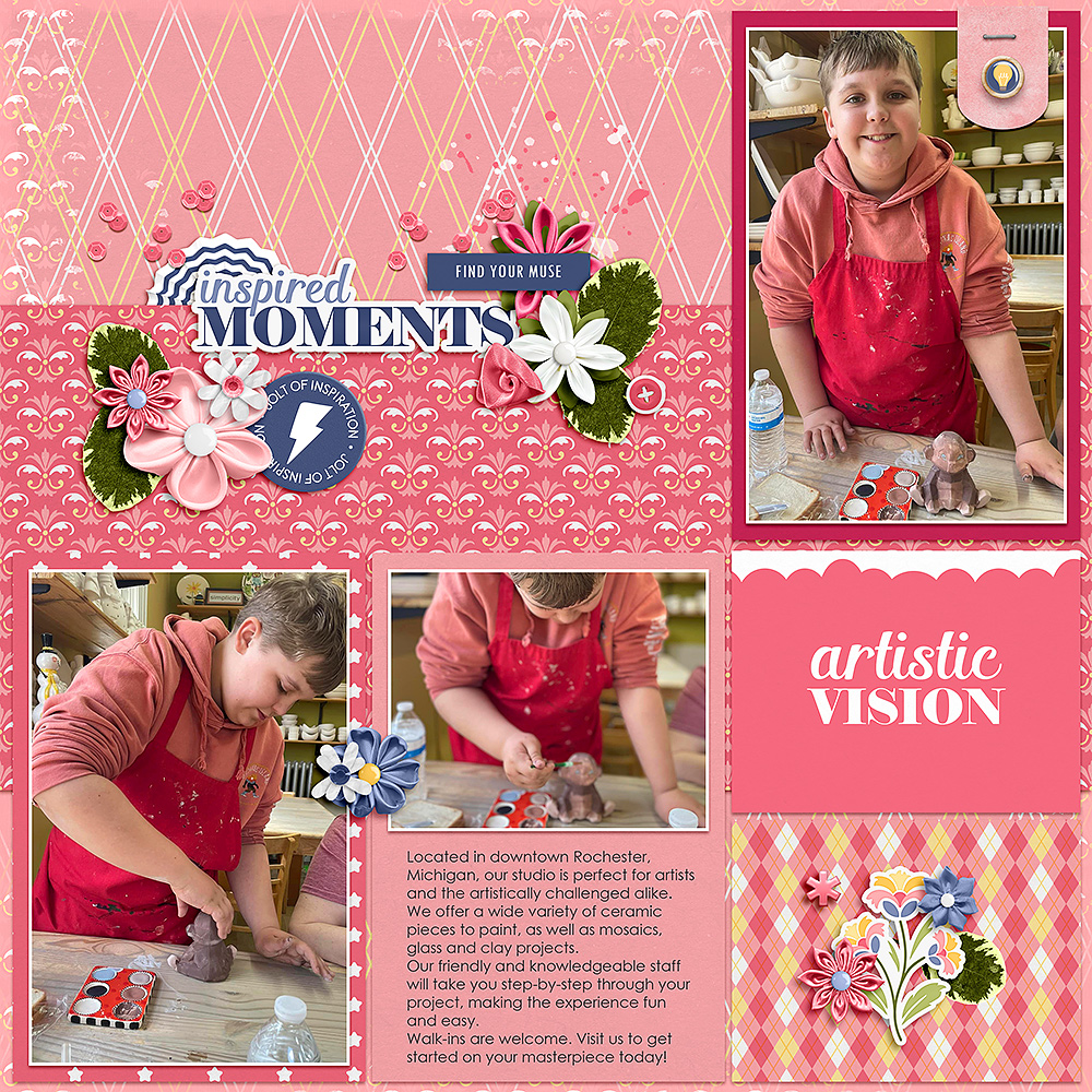 Inspired: Scrapbook Layout Prompts - J. Conlon and Sons