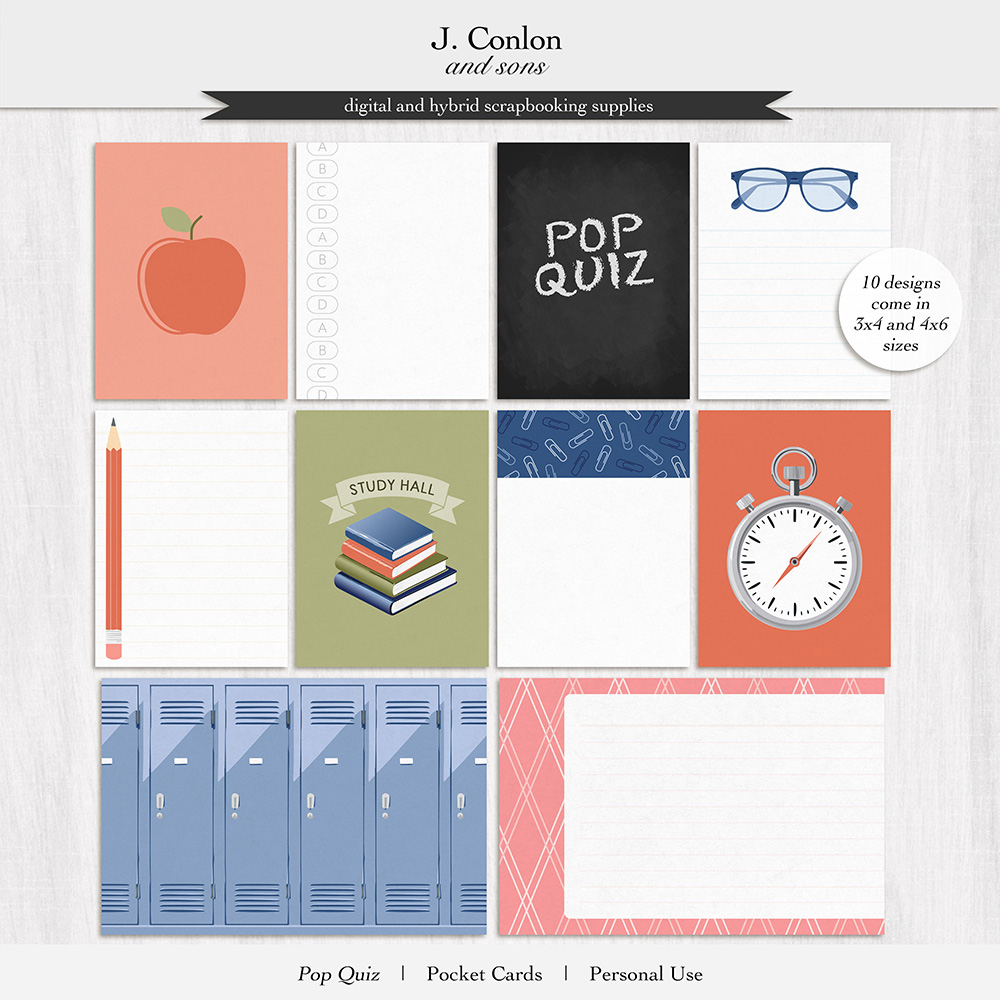 Pop Quiz Pocket Cards - J. Conlon and Sons
